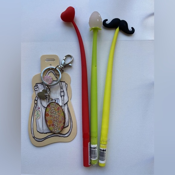 Bamini | Office | 3 Bamini Pen Best Friends Keychain | Poshmark
